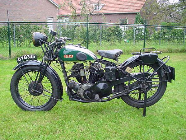BSA 1935 J35-12-498 cc 2 cyl ohv - Yesterdays