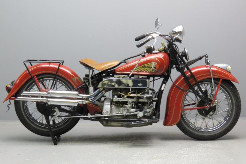 Indian 1936 436 1265cc 4 cyl EOI 2903 - Yesterdays