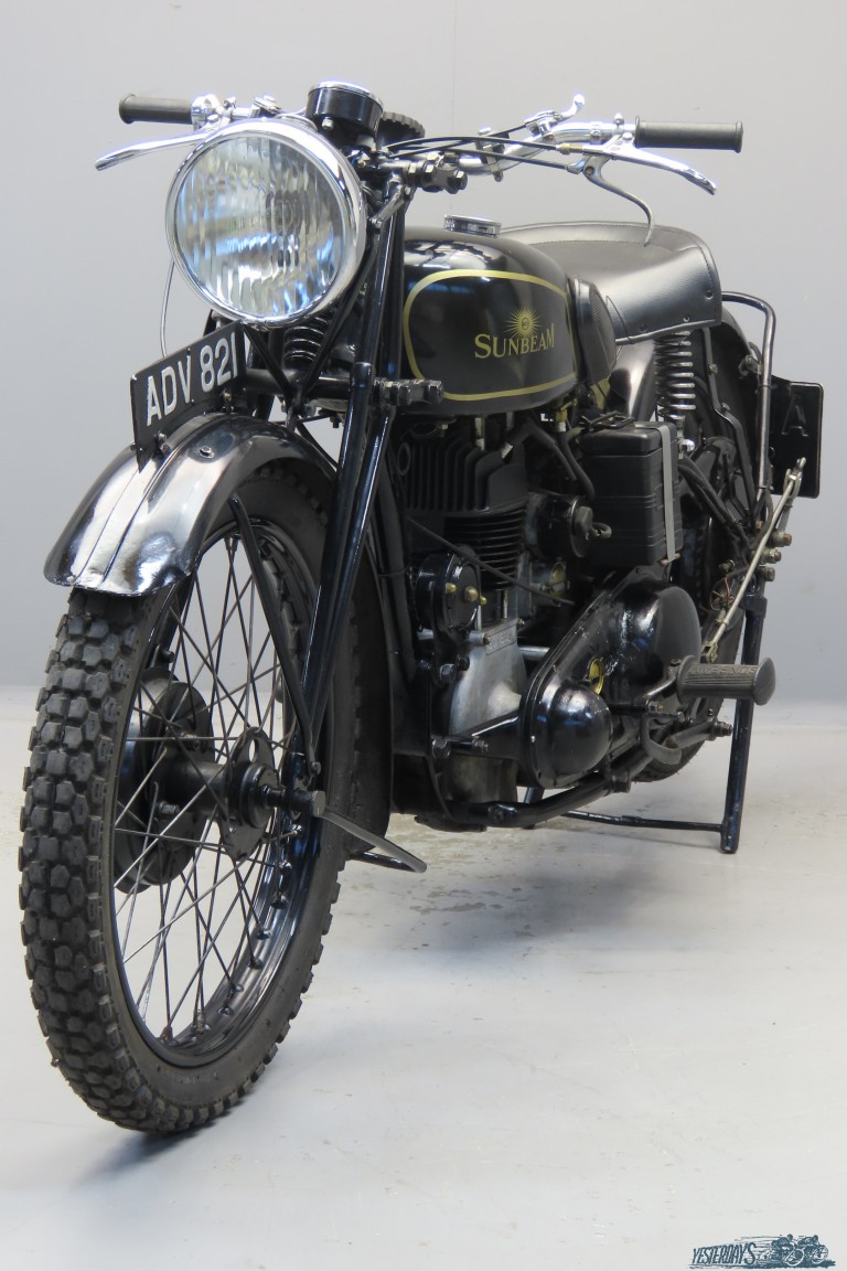 Sunbeam 1936 Model 9 Sports 493cc 1 cyl OHV 3209 - Yesterdays