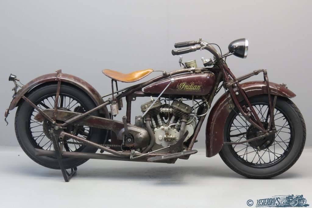 Indian 1929 Scout 45 Series 101 750cc 2 cyl sv 3302 - Yesterdays