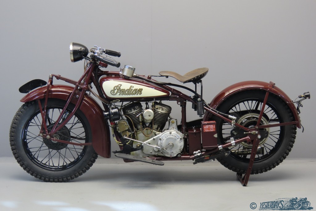 Indian 1929 Scout 45 Series 101 750cc 2 cyl sv 3302 - Yesterdays
