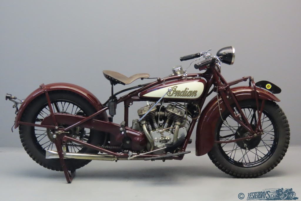 Indian 1929 Scout 45 Series 101 750cc 2 cyl sv 3302 - Yesterdays