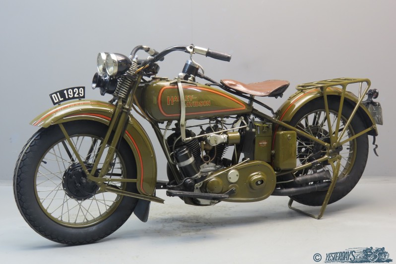 Harley-Davidson 1929 model DL 742cc 2cyl sv 3312 - Yesterdays