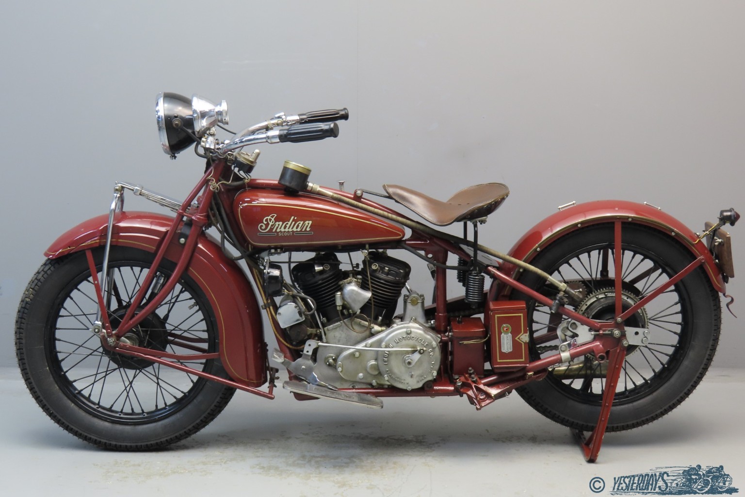 Indian 1928 Scout Series 101 750cc 2 cyl sv 3402 - Yesterdays