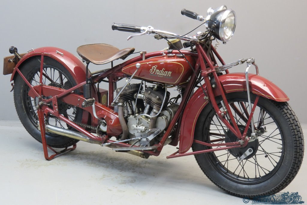 Indian 1928 Scout Series 101 750cc 2 cyl sv 3402 - Yesterdays